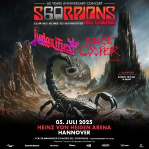 Scorpions "60th Anniversary – Coming Home" mit u.a. Judas Priest, 05.07 ...
