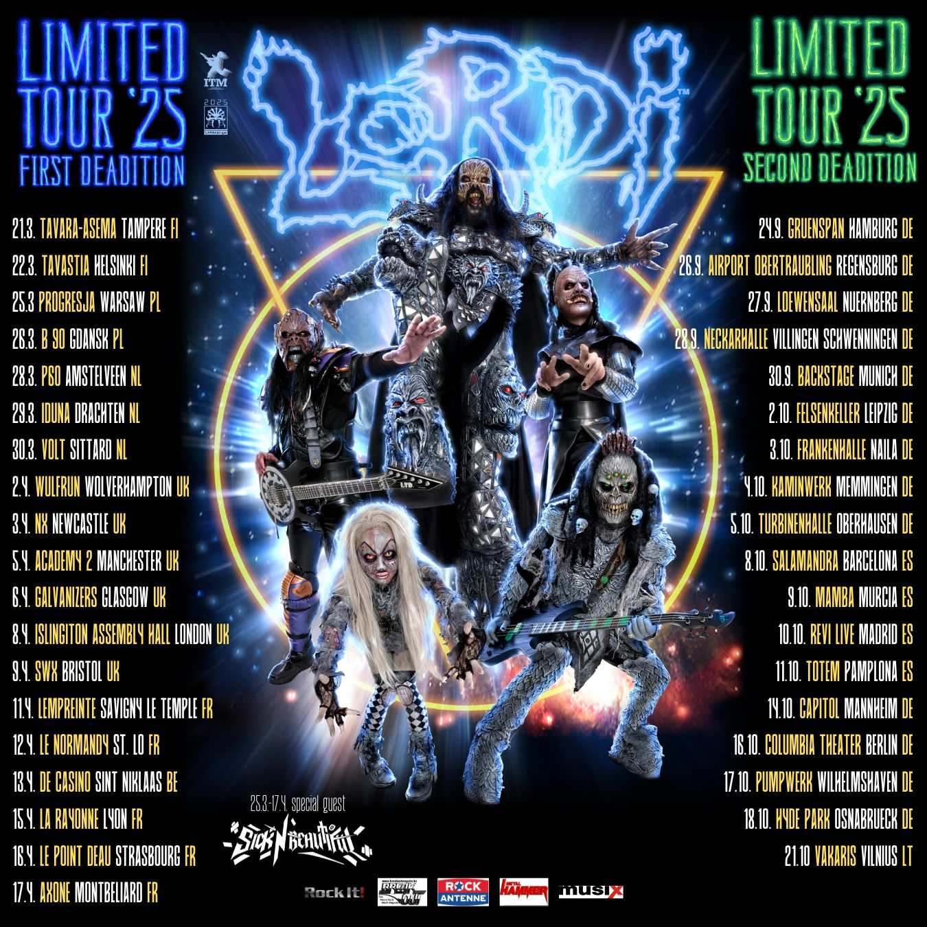 Lynyrd Skynyrd / Celebrating 50 Years – 2025 Tour – Sechs Shows in ...